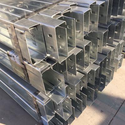 China Cold Bending Galvanized U Channel Steel , Roll Formed U Profile Steel Channel ODM for sale