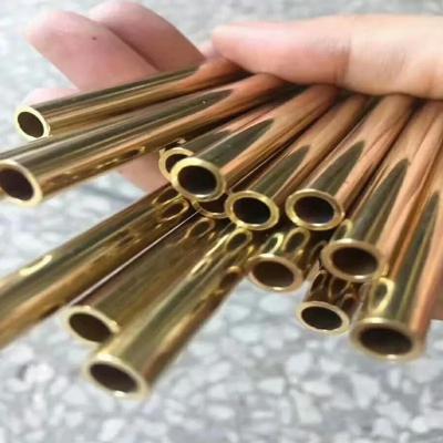 中国 Air Conditioner Water Copper Brass Metals Tube Pipe 6mm 8mm ASTM CuZn37 CuZn40 販売のため