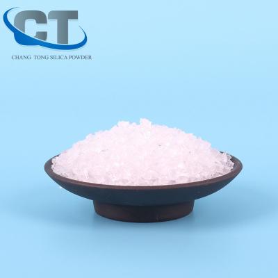China SiO2 99.9-99.99% 0-5mm fused silica sand the material of Acidic acid refractory for sale