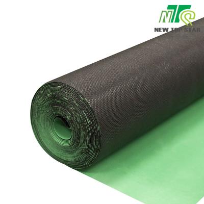 China WPC-de Akoestische Vinylonderstroom van pvc 1.5mm EVA Black Soundproof Flooring Underlay Te koop