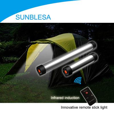 China Black Middle Size Portable CE Latest Magnet Remote Emergency Outdoor Gear LED Camping Fishing Lighting Rechargeable for sale