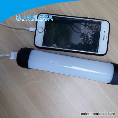 China Black Color Middle Size Rechargeable Powerbank Magnet Machine Hurricane Earthquake Emergency Camping Light CE ROHS for sale