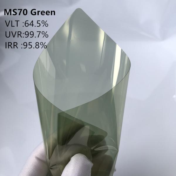 Quality 2mil 2HD Window Metalized Film Self Adhesive Metal Sputter 64.5% VLT for sale