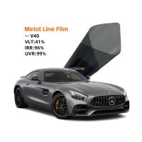 China UV Blocking Metalized Window Tint Privacy Protection Lightweight for sale