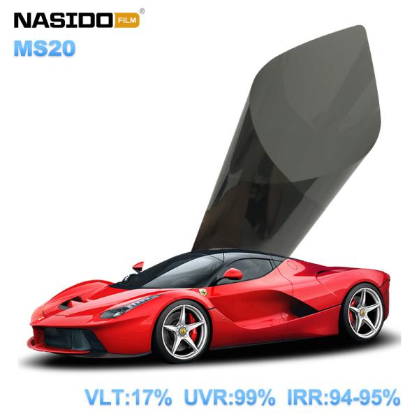 Quality Silver Metalized Window Tint Metal Sputtering Heat Rejection NASIDO MS20 for sale