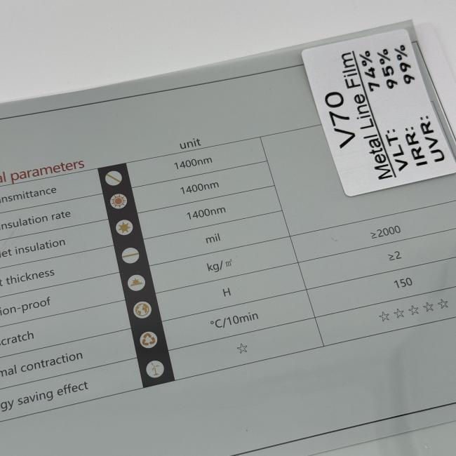 NASIDO V70 film performance test