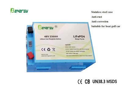 Cina 48V 230Ah LiFePO4 Batteria per imbarcazioni elettriche Batteria al litio ferro fosfato di lunga durata con display LCD in vendita