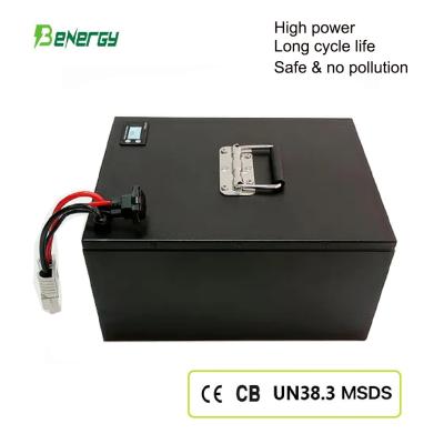 72V 50Ah LiFePO4 Battery for AGV Electric Scooter with Bluetooth