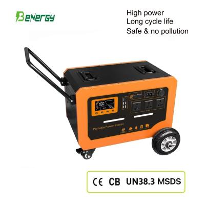China Benergy 4000W LiFePO4 Portable Power Station – 4377.6Wh Solar Generator for Home Backup, Camping, RV & Off-Grid Power for sale