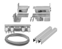 China Automatic Door Save Space Telescopic Gate System With Ranger for sale