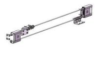 China Automatic Door Save Space Telescopic Gate System With Ranger for sale