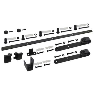 Cina Mini Bent Plate Barn Door Roller che fa scorrere la porta Kit Black del Governo in vendita