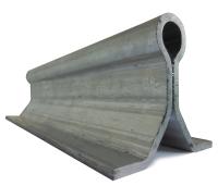 China Recessed Guide Sliding Gate Track Hardware And Rollers 55mm for sale