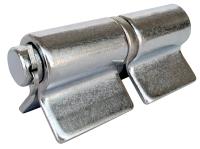 China sliding gate hardware zinced Weld on Pin & Socket with Bearing hinge for sale