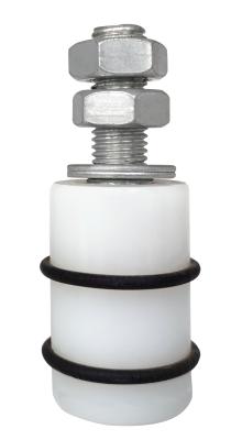 China rolos de guia da porta de deslizamento de 30mm que rolam o hardware de nylon dos rolos da porta do modilhão com suporte à venda