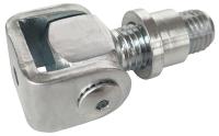 China M18 White zinced Gate  Adjustable Hinge With Nut for swing door for sale