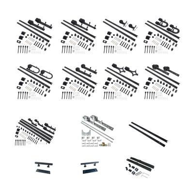 Cina Hardware a 18 pollici a 16 pollici 8ft del portone del granaio 6,6 corredo dell'hardware della porta di granaio del piede 6ft di Ft 6 doppio in vendita