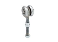 China galvanized sliding door roller with 2 wheels for sale