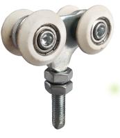 China galvanized sliding door roller with 2 wheels for sale