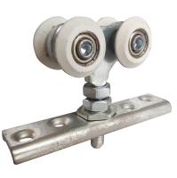 China galvanized sliding door roller with 2 wheels for sale