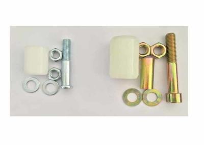 China rolos de guia da porta de deslizamento de 30mm que rolam o hardware de nylon dos rolos da porta do modilhão com suporte à venda