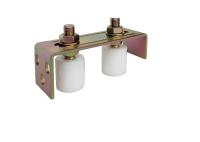 China Fixing Sliding Gate Bracket Kit 30x40 Nylon Guide Roller for sale