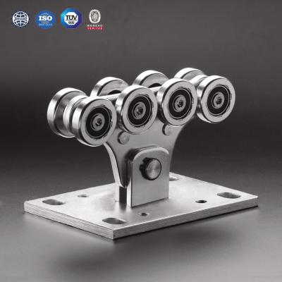 Cina carraige sllding del portone del portone di fabbrica con 5 ruote in vendita