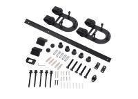 China electrophoresis black barn door hardware for sale