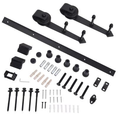 China 80kg het op zwaar werk berekende Glijdende van het de Hardwarespoor van de Kastdeur Spoor Kit System 6.6ft Staalpijl Te koop