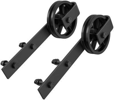 Cina Il diamante interno della polvere di ferro del nero di legno della porta ha ricoperto gli hardware del portone del silde in vendita