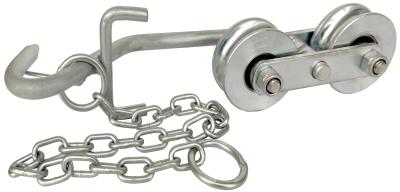 China Van het het Systeemstaal van de kabelbaanbanaan Nylon de Hangerrol voor Landbouwbedrijf Te koop