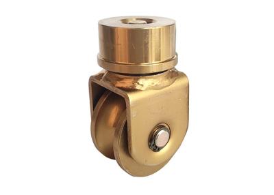 Cina tipo grado d'acciaio 60mm della ruota della scanalatura v di 1320Lbs U e della via di corsa 360 del rullo del portone di scivolamento 80mm in vendita