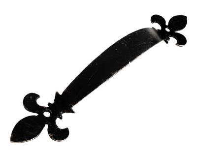 Cina Maniglia decorativa del portone d'acciaio nero tirare 180mm 7