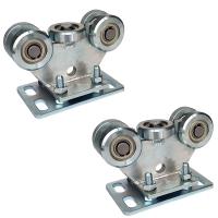 China Adjustable Bottom Slide Gate Trolley 5 Wheels For Cantilever Gate System for sale