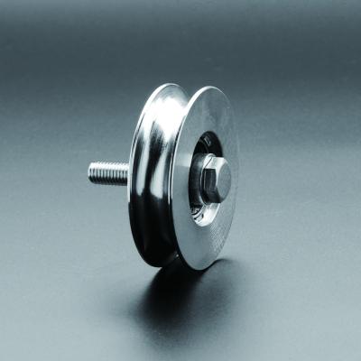 Cina Doppia ruota del portone di scivolamento dei cuscinetti con Bolt e la scanalatura di Y in vendita
