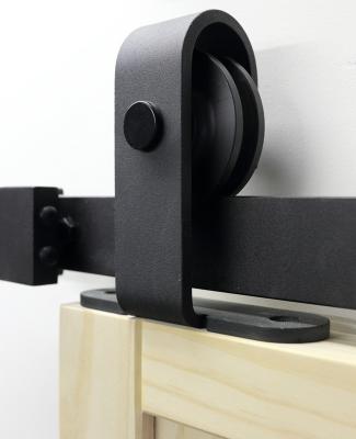 Cina La polvere nera ha ricoperto il rivestimento che fa scorrere l'hardware Kit For Furniture della porta di granaio in vendita