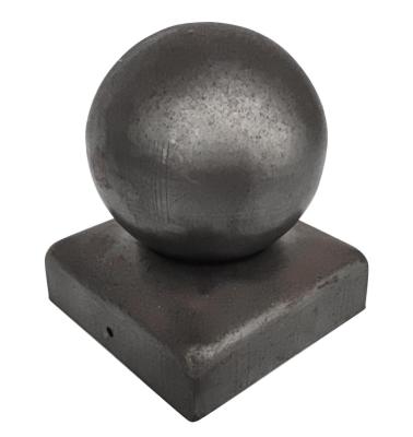 Cina Vasca d'acciaio sferica galvanizzata 100x100mm di Post Caps Round del recinto in vendita