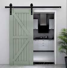Cina Corredo nero del rullo della pista dell'hardware della porta di Matte Classic Design Single Barn in vendita