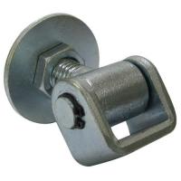 China Adjustable Galvanised Gate Hinge WIth Round Plate for sale