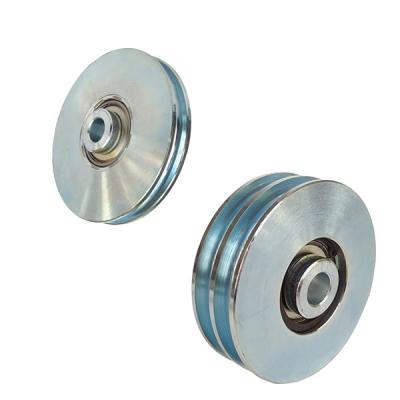 Cina L'argento ha galvanizzato il rullo della ruota del portone di scivolamento con la vite una che sopporta 6202 6204 in vendita