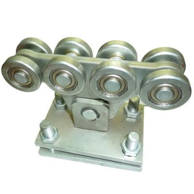 Cina il portone di scivolamento della trave a mensola di 48mm spinge 8 carrelli resistenti in vendita