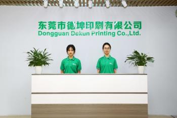 China Factory - Dongguan Dekun Printing Co., Ltd.