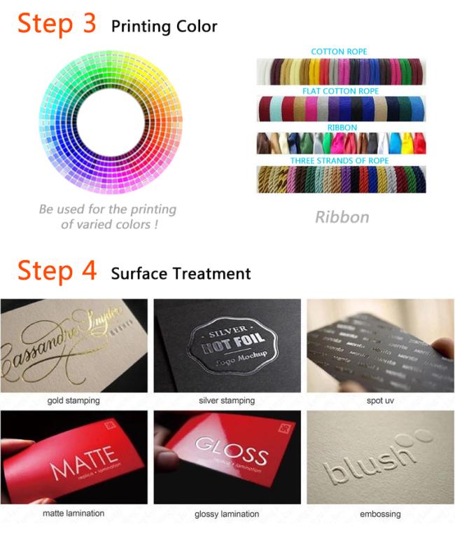 Color customization samples for vegetable boxes