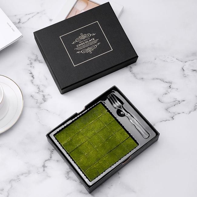 Premium chocolate box with drawer-style opening