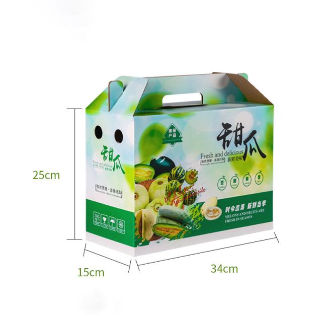 Durable cardboard boxes for fresh produce transportation