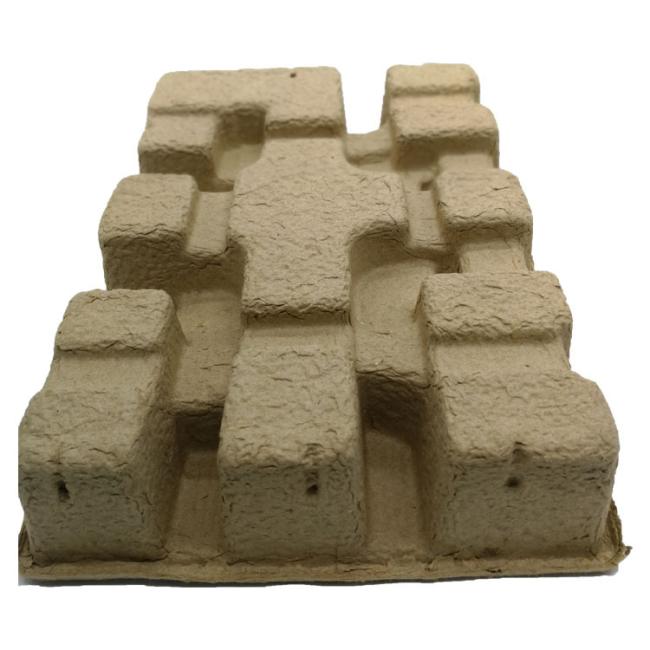 Environmentally friendly egg packaging in multiple colors