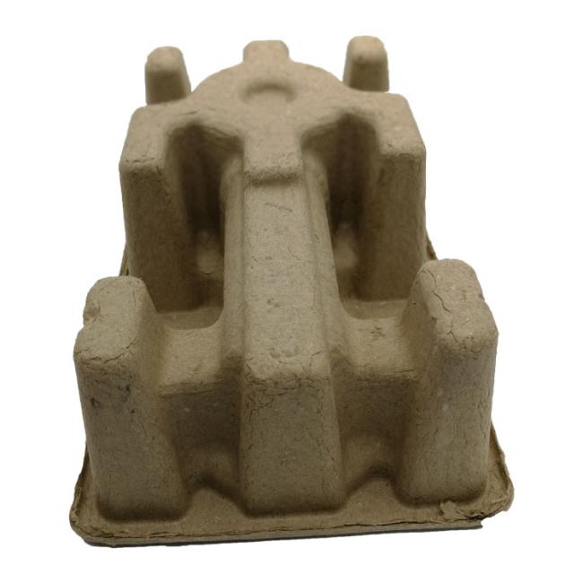 Stack of eco-friendly egg cartons showing durability