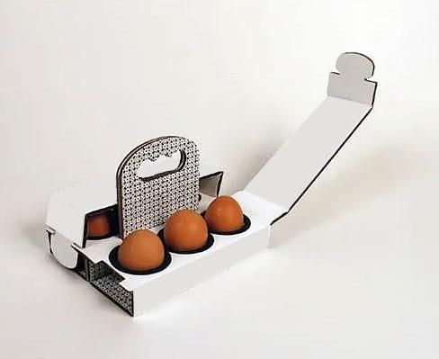 Dekun CMYK egg carton close-up