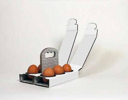 Dekun CMYK egg carton side view