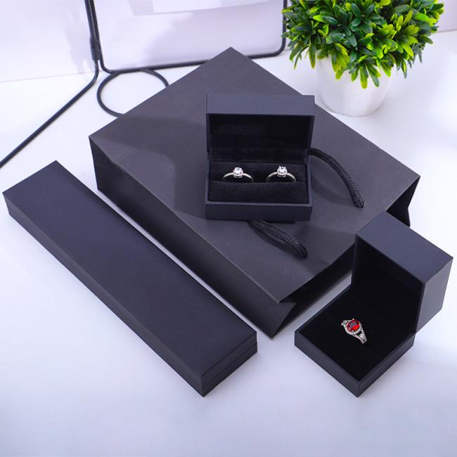 Interior view showing jewelry slots in gift box
